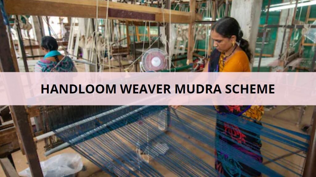Handloom Schemes - Weaver Mudra Scheme 2022